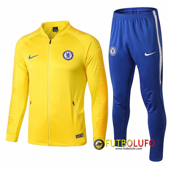 Nueva Chandal del FC Chelsea Amarillo 2018 2019 Chaqueta + Pantalones ...