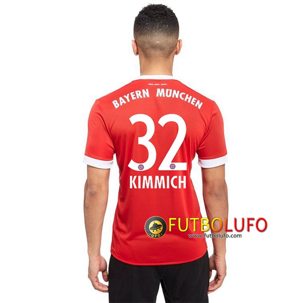 Nueva Camiseta Bayern Munich Kimmich 32 1 Equipacion 2017 2018 Tailandia