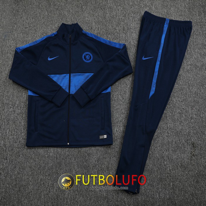 Nueva Chandal del FC Chelsea Azul Oscuro 2019 2020 Chaqueta + Pantalones