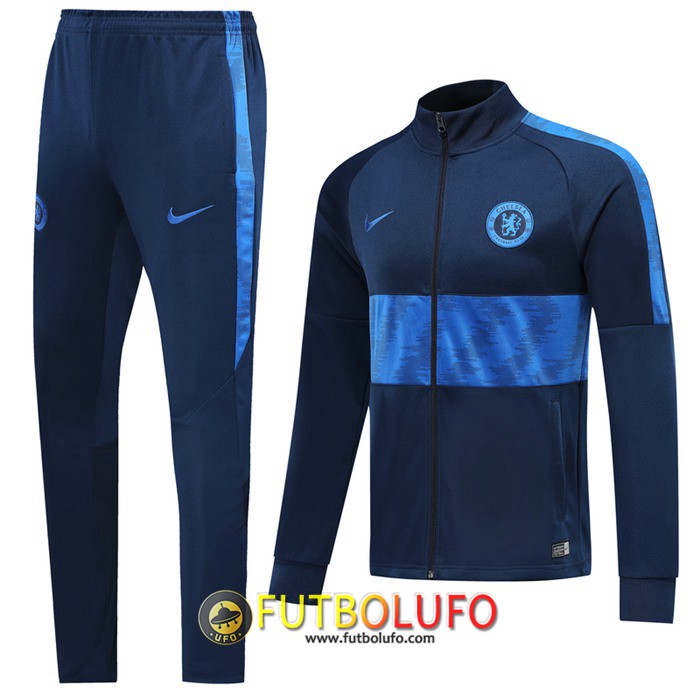 Nueva Chandal del FC Chelsea Azul Oscuro 2019 2020 Chaqueta + Pantalones