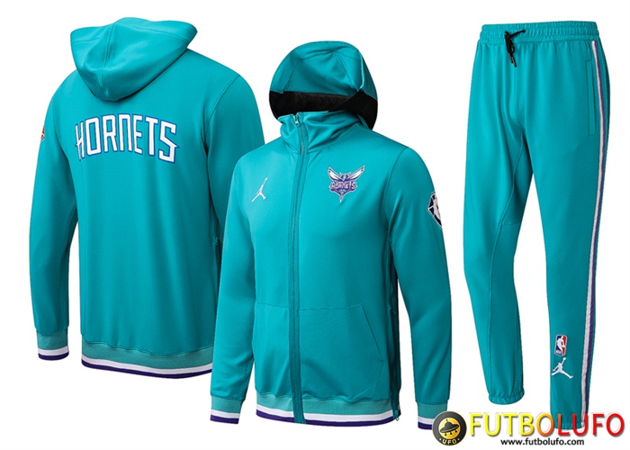 Mundo Chandal Equipos De Futbol Charlotte Hornets Azul Claro 2022