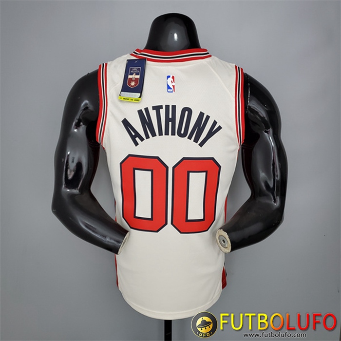 Donde Hacer Camisetas Portland Trail Blazers (Anthony #00) Beige