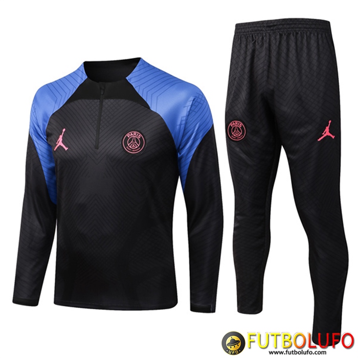 Imagenes De Chandal Equipos De Futbol Jordan PSG Negro/Azul 2022/2023