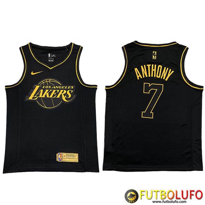 Mejores Camisetas Los Angeles Lakers (ANTHONY #7) Negro