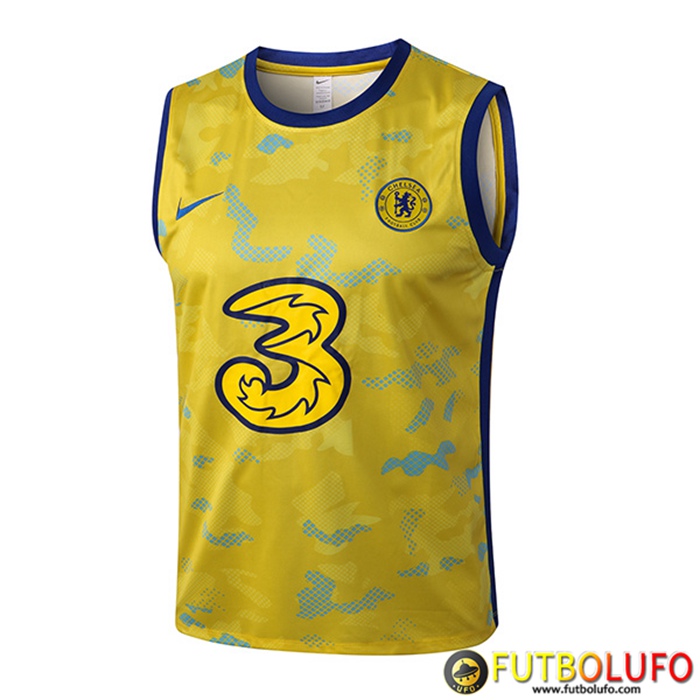 Diseñar Chalecos De Futbol FC Chelsea Amarillo 2022/2023