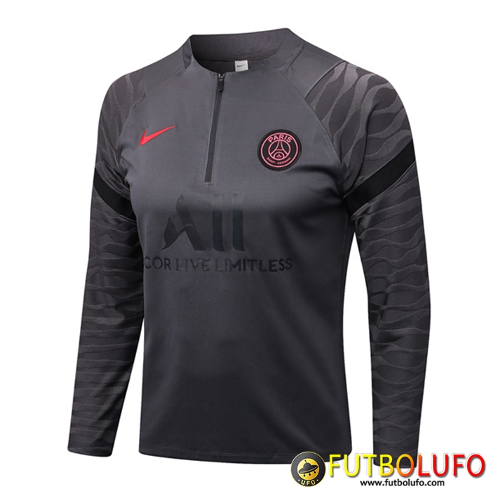 Paginas De Sudadera De Entrenamiento PSG Gris Oscuro 2022/2023 Paginas De Sudadera De Entrenamiento PSG Gris Oscuro 2022/2023