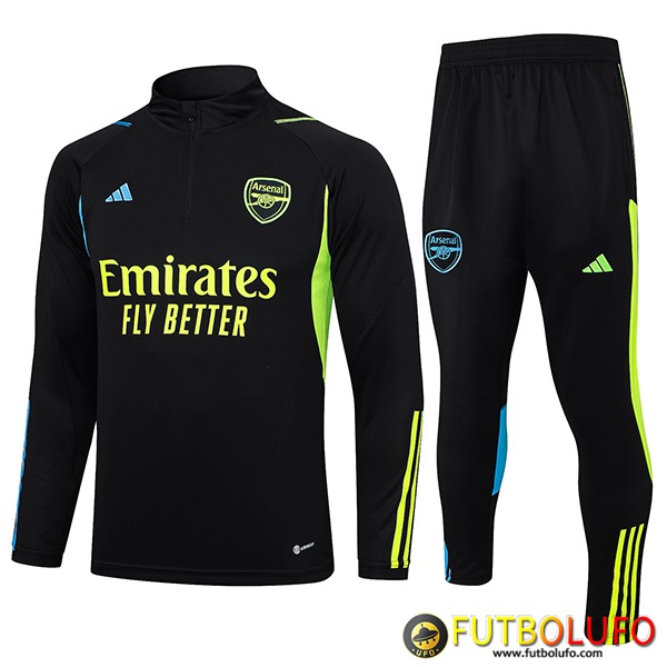 Chandal Equipos De Futbol Arsenal Negro 2023/2024 -04 [Survetement-2324 ...