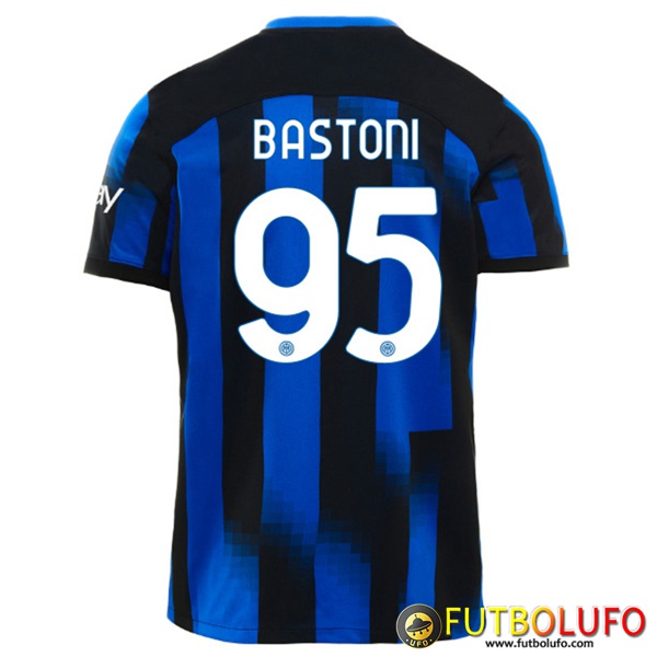 Hacer Camisetas De Futbol Inter Milan (BASTONI #95) 2023/2024 Primera