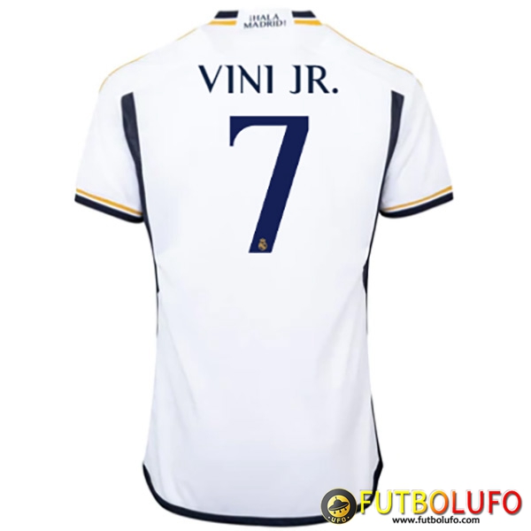 Tienda Camisetas De Futbol Real Madrid (VINI JR. #7) 2023/2024 Primera