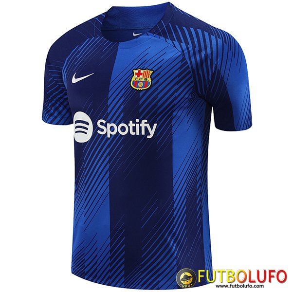 Venta De Camiseta Entrenamiento FC Barcelona Azul 2023/2024 -02