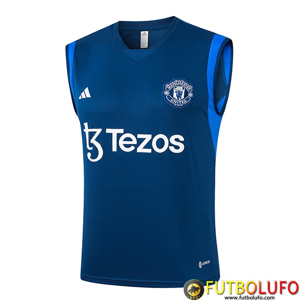 Chalecos De Futbol Manchester United Azul 2023/2024