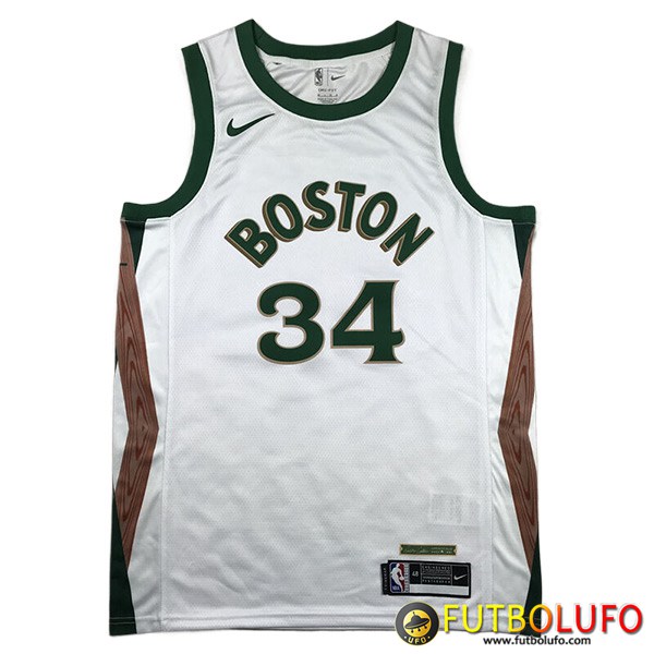 Tienda De Camisetas Boston Celtics (PIERCE #34) 2023/24 Azul/Verde/Marrón