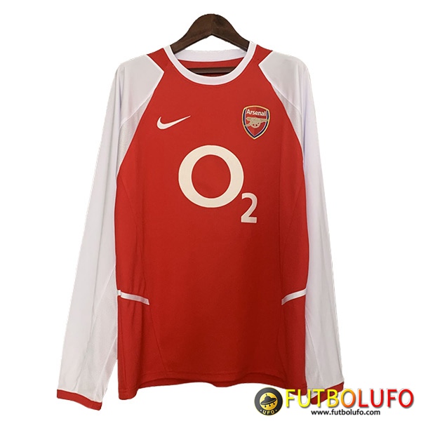 Solo Camisetas De Futbol Arsenal Retro Primera Manga Largas 2002/2004