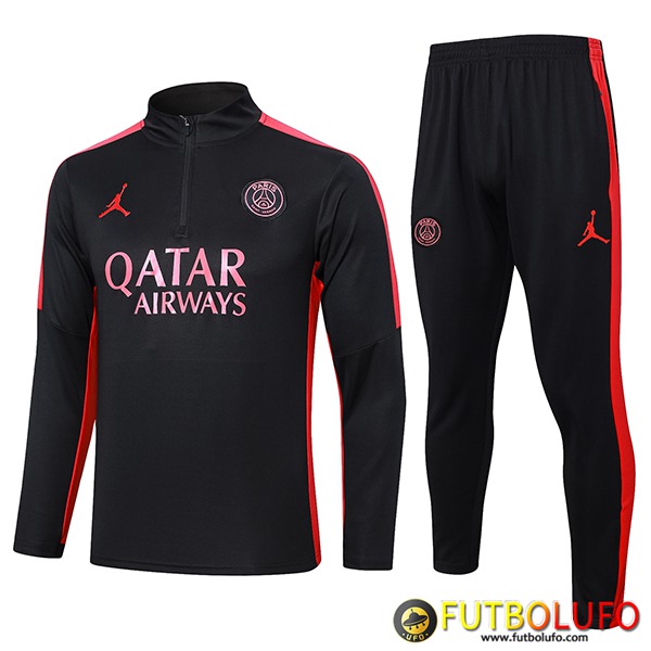 Comprar Online Chandal Equipos De Futbol PSG Negro/Rojo 2024/2025
