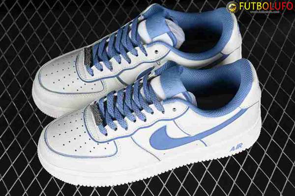 Tienda Online Nike Air Force 1'07 Low Blanco/Azul UH8958-122