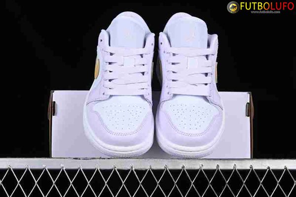 Solo Nike Air Jordan 1 Low Blanco/Violeta/Amarillo DC0774-501