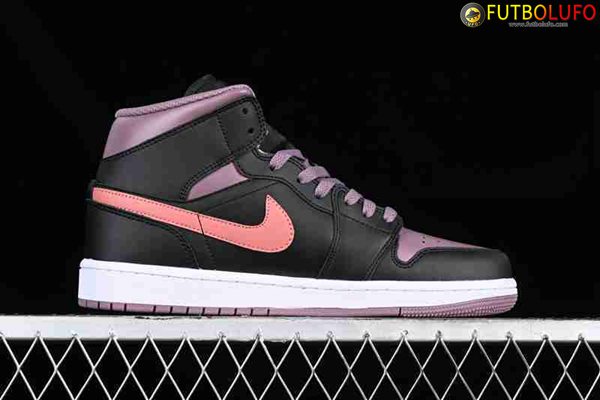Como Crear Nike Air Jordan 1 Mid Negro/Violeta/Naranja FB9911-008