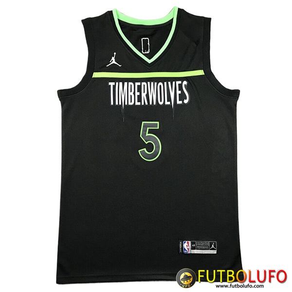 Tienda Camisetas NBA Minnesota Timberwolves (EDWARDS #5) 2024/25 Negro ...