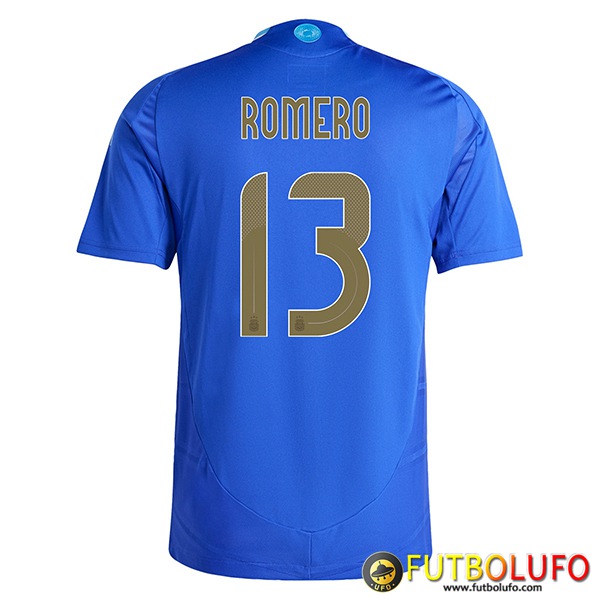 Hacer Camiseta Equipo Nacional Argentina (ROMERO #13) 2024/2025 Segunda
