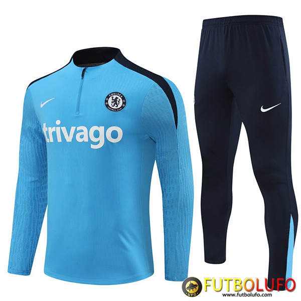 Las Mejores Chandal Equipos De Futbol FC Chelsea Azul/Negro 2024/2025