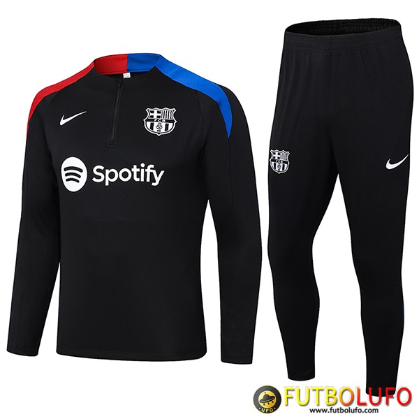 Crea Tu Chandal Equipos De Futbol FC Barcelona Negro/Azul/Rojo 2024/2025
