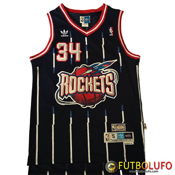 Imitacion Camisetas NBA Houston Rockets (OLAJUWON #34) 2024/25 Negro