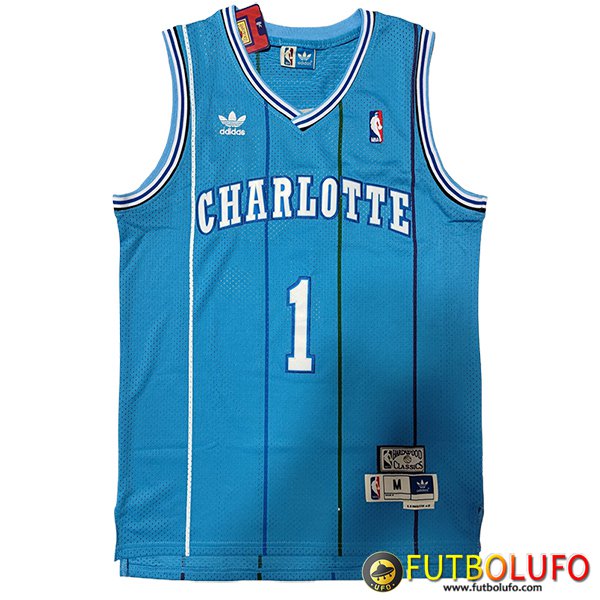 Mejores Camisetas NBA Charlotte Hornets (BOGUES #1) 2024/25 Azul