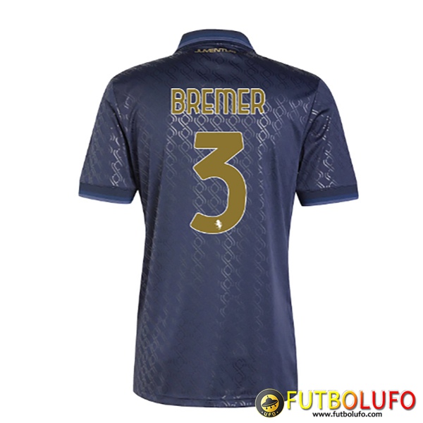 Imitaciones Camisetas De Futbol Juventus (BREMER #3) 2024/2025 Tercera