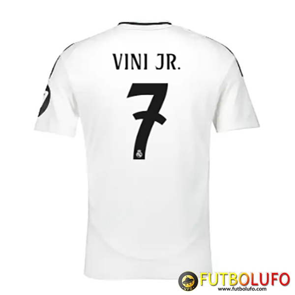 Crea Tu Camisetas De Futbol Real Madrid (VINI JR. #7) 2024/2025 Primera