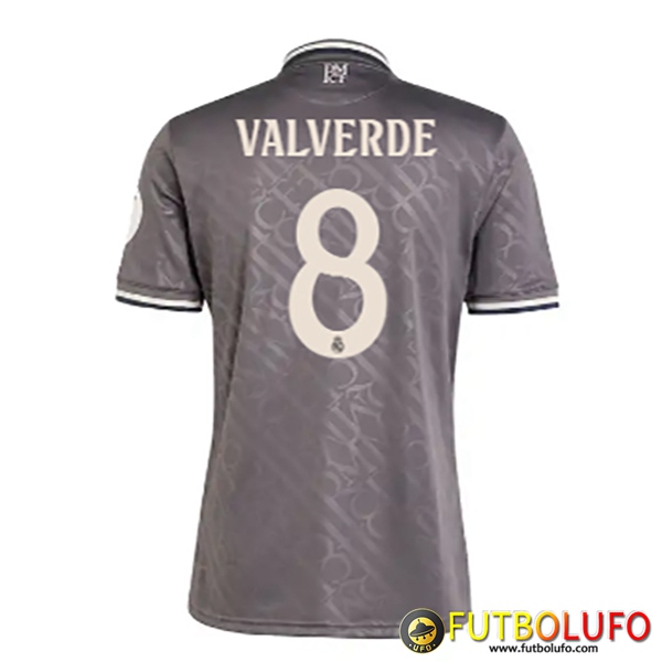 Fotos De Camisetas De Futbol Real Madrid (VALVERDE #8) 2024/2025 Tercera
