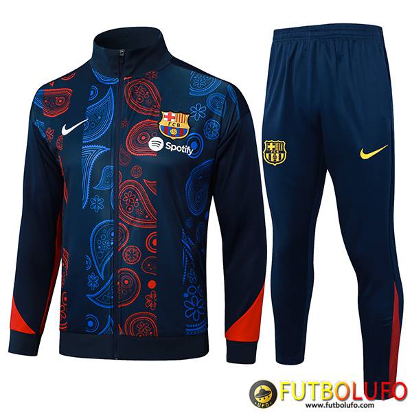 Crea Tu Chandal Equipos De Futbol Chaquetas FC Barcelona Azul/Rojo 2025 ...