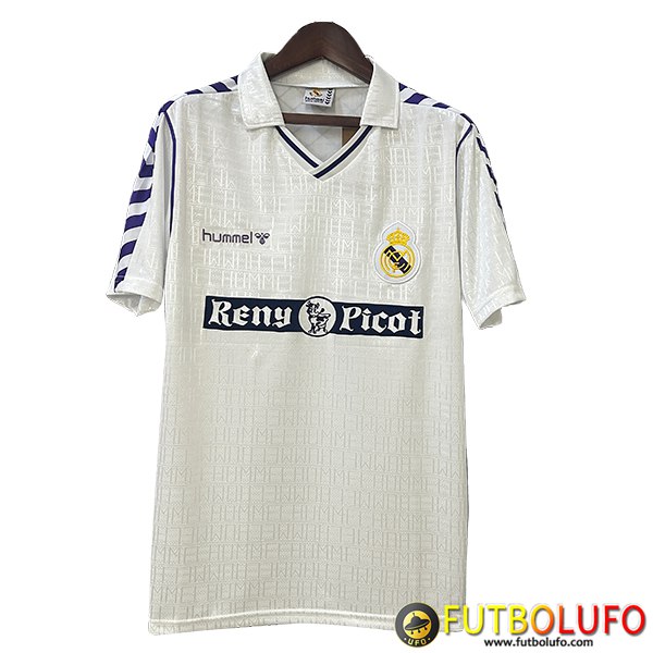 Solo Camisetas De Futbol Real Madrid Retro Primera 1989/1990