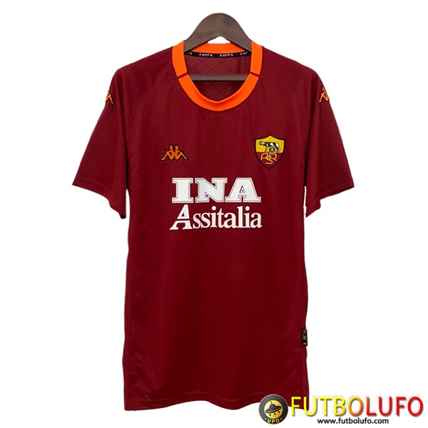 Imitacion Camisetas De Futbol AS Roma Retro Primera 2000/2001