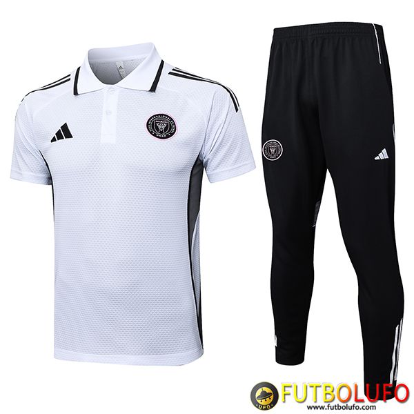Modelos De Camiseta Polo Inter Miami CF Blanco/Negro/Gris 2025/2026