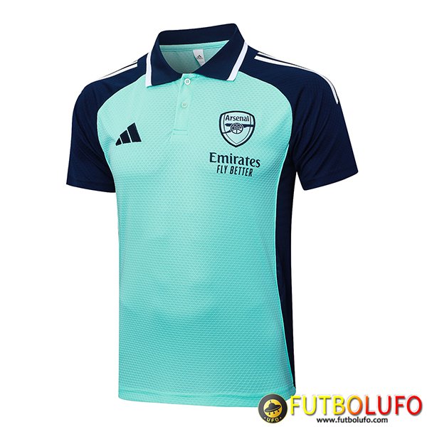 Diseñar Camiseta Polo Arsenal Verde/Azul 2025/2026