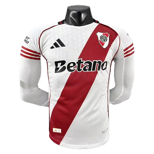 Mundo Camisetas De Futbol River Plate Primera Manga Largas 2025/2026